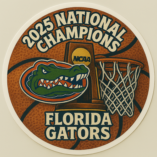 Bulk Order 2025 Gators National Championship Sticker - Chomp Chomp ...